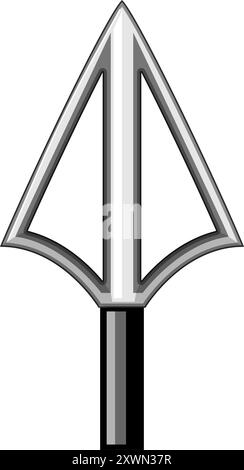 flint arrowhead cartoon vector illustration Stock Vector Image & Art ...