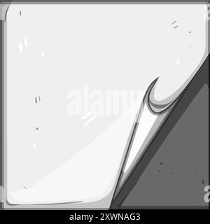 book flip effect cartoon vector illustration Stock Vector Image & Art ...