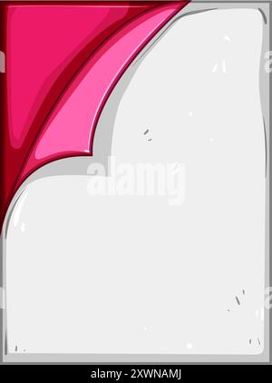 transition flip effect cartoon vector illustration Stock Vector Image ...