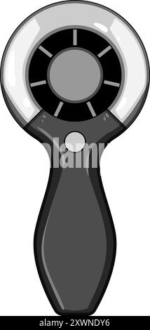 bladeless hand electric fan cartoon vector illustration Stock Vector ...