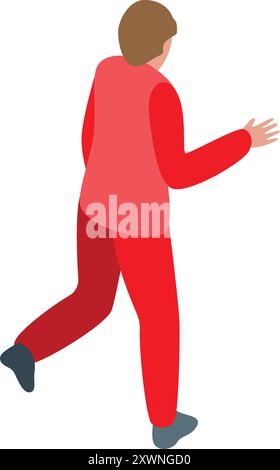 Running athletic man in tracksuit animation frame, sprite sequence ...
