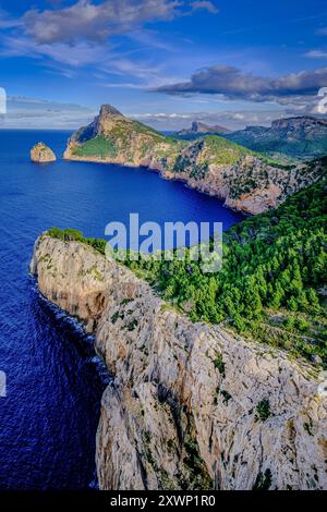 Mirador de Sa Creueta, punta de La Nao,peninsula de Formentor, Pollença ...