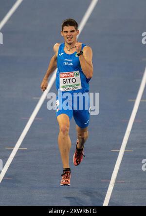 ROME, ITALY - JUNE 9: Luca Sito of Italy competes in the 400m Men Semi ...