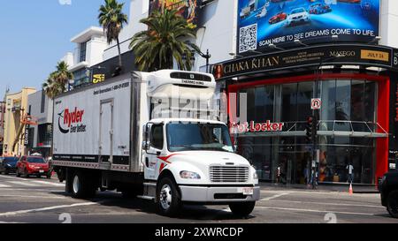 RYDER Van on Hollywood Boulevard Walk of Fame. Ryder is an American ...
