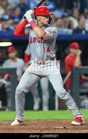 Los Angeles Angels catcher Logan O'Hoppe catches a close pitch as San ...