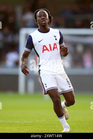 Tottenham Hotspur's Damola Ajayi during the Bristol Street Motors ...