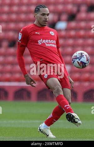 Jon Russell #3 of Barnsley in action during the Sky Bet League 1 match ...