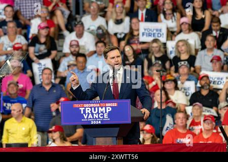 US Vice President JD Vance listens to remarks during a Cabinet meeting ...