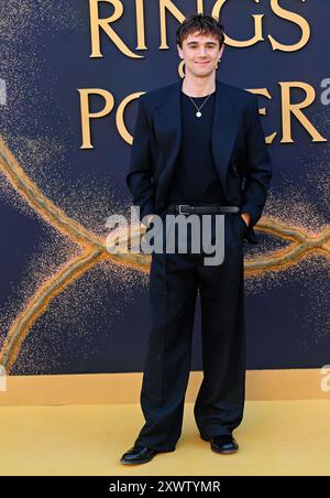 London, UK. Calum Lynch at World Premiere of Bridgerton Season 2 at The ...