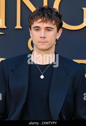 London, UK. Calum Lynch at World Premiere of Bridgerton Season 2 at The ...
