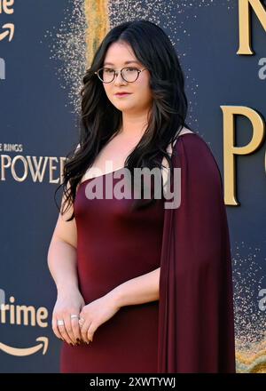 Megan Richards attends the World premiere for Season Two of The Lord Of ...
