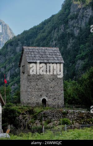 The Nicoll Kolçeku Kulla (tower house) for blood feuds, Peaks of the ...