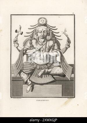 Parashiva, the highest aspect of Shiva in the Hindu religion. Goddess ...