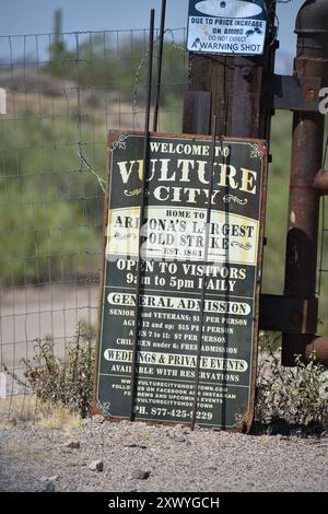 VULTURE CITY AZ USA. 7/15/2024 ARIZONA'S MOST UNIQUE AND AUTHENTICALLY ...