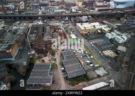 Canal Street, Digbeth, Birmingham, 20th February 2024 - Construction ...