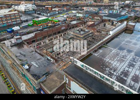 Canal Street, Digbeth, Birmingham, 15th March 2024 - Construction ...