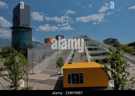 Pyramid of Tirana (Piramida), Tirana, Albania Stock Photo - Alamy