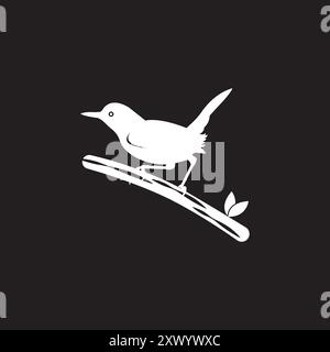 beautiful songbird icon illustration template design Stock Vector Image ...