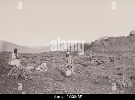 Vintage photo of Jamrud Fort near the Khyber. Khyber Pass, Peshawar ...