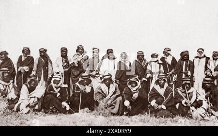 World War I. Arab Revolt of 1916-1918. Dhari ibn Tawala of the Aslam ...