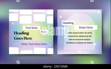 Modern and Elegant Social Media Carousel Post Template Stock Vector Image & Art - Alamy