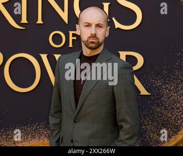 Harry Moran attends The Lord Of The Rings: The Rings Of Power Premiere ...