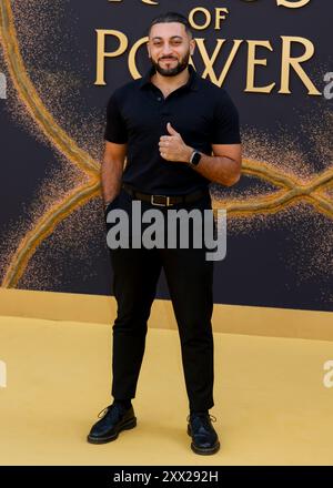 Chedli Ben Hassine attends The Lord Of The Rings: The Rings Of Power ...