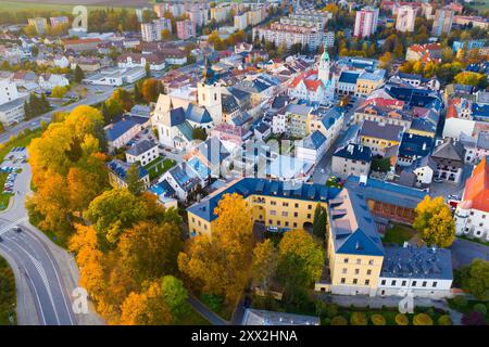 Aerial view of Sumperk Stock Photo - Alamy