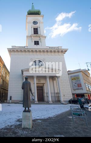 Statue of Kalvin Janos at Kalvin ter, Budapest, Hungary John Calvin ...