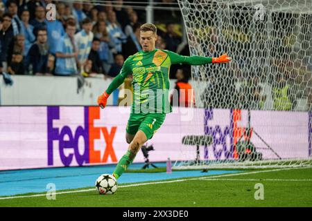 Peter Vindahl of Sparta Praha seen in action during the UEFA Conference ...