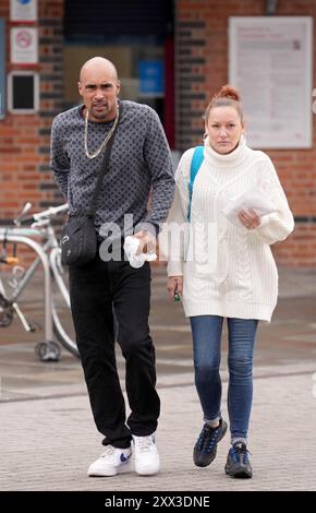 Ashley Warren arrives at Colchester Magistrates' Court charged over the ...