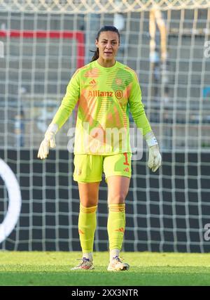 Bayern Munich goalkeeper Maria-Luisa Grohs reacts during the Women's ...