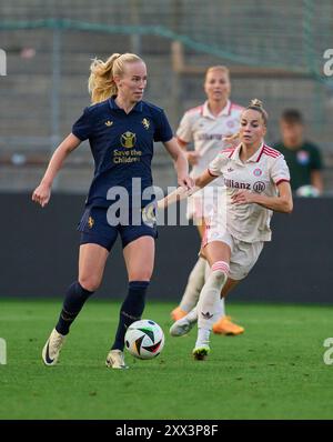 Giulia Gwinn (FCB, 7), am Ball, Freisteller, Ganzkörper, Einzelbild, Einzelfoto, Aktion, Action ...