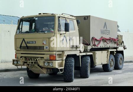 British Army Demountable Rack Offload and Pickup System (DROPS) vehicle ...
