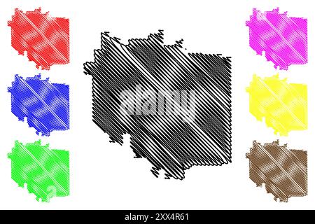 Barkly Region (Commonwealth of Australia, Northern Territory, NT) map ...