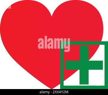 Cross (plus sign, symbol) for healthcare or generic logo usage — Stock ...