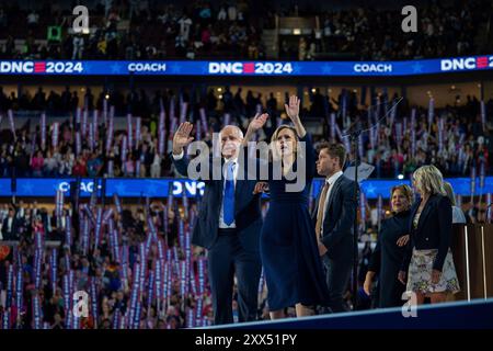 Gwen Walz, center, the wife of Minnesota Gov. Tim Walz, becomes ...