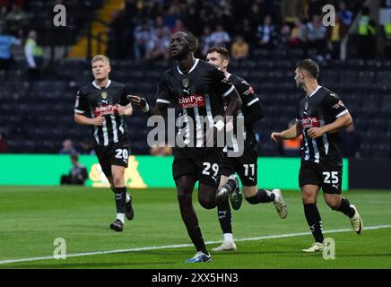 Alassana Jatta of Notts County celebrates after scoring a goal to make ...