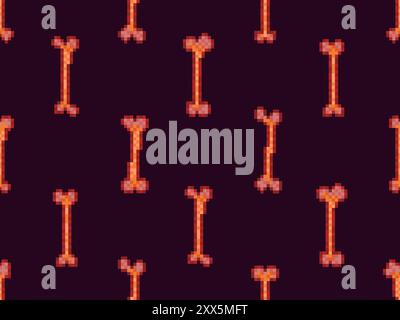 Human anatomy pixel art. 8bit Internal organs and skeleton. Pixelate ...