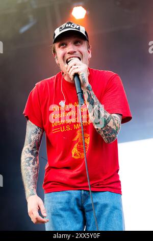 Neck Deep performs last night at Ama music festival in Romano d ...