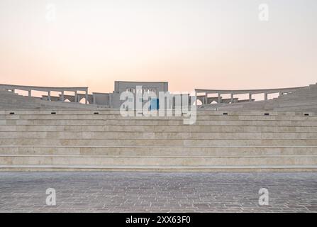 Part of amphitheater at Katara cultural village in Doha, Qatar Stock ...