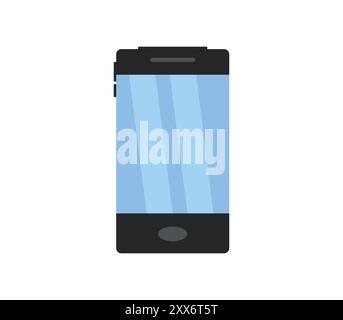 Smartphone icon illustrated in vector on white background Stock Photo ...