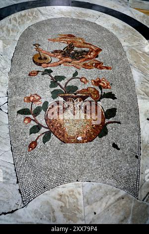 Virgo zodiac mosaic Naples Stock Photo - Alamy
