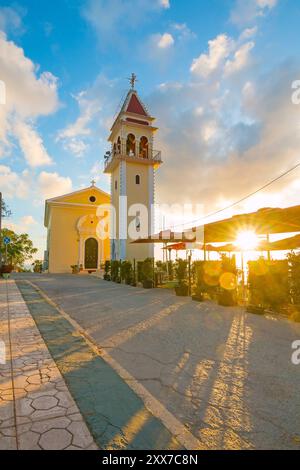 Sunrise. Bochali viewpoint in Zante, Zakynthos, Greece, popular travel ...
