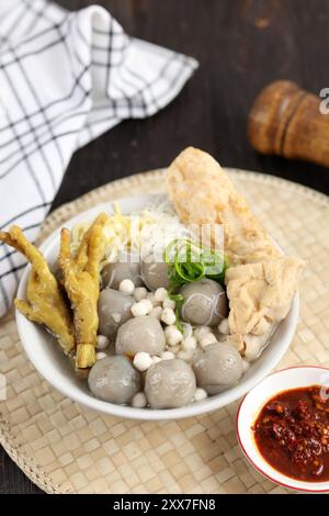 Baso Aci Ceker, Tapioca Balls with Noodles and Various Topping ...