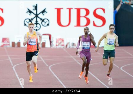 Busang Collen Kebinatshipi (BOT) during his 400m final during the World ...