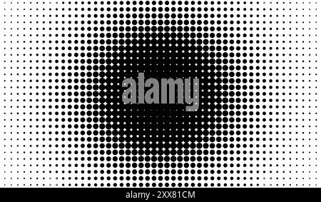 Radial halftone background with many tiny dots Stock Photo - Alamy