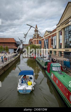 River Witham in Lincoln, England Stock Photo - Alamy