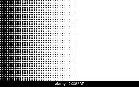 Horizontal haftone gradient with many tiny dots Stock Photo - Alamy