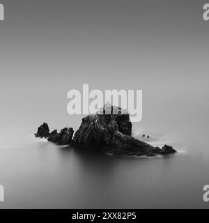 Sea stack at the beach, Aichi Prefecture, Japan Stock Photo - Alamy